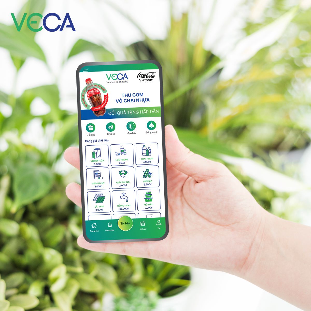 VECA & Coca-Cola hợp tác – phát triển thu gom chai nhựa PET thông qua ứng dụng VECA